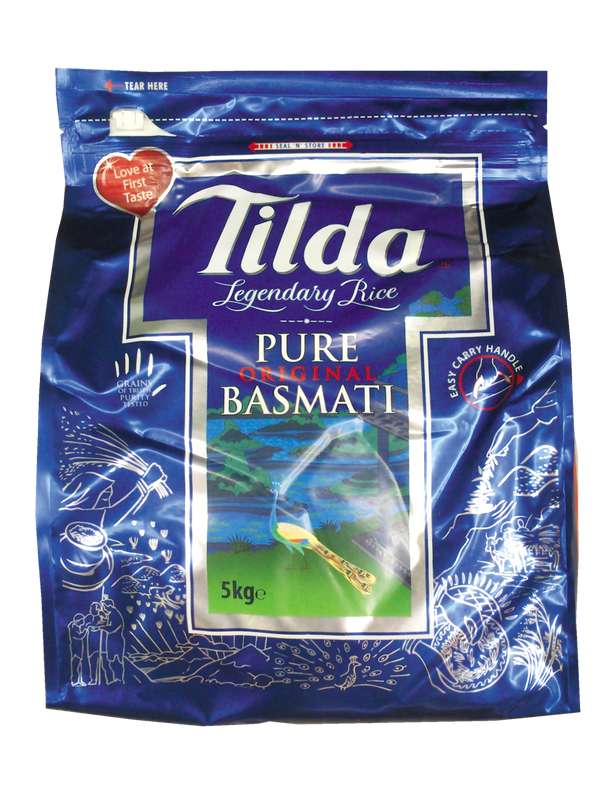Riz Basmati Pure Original, Tilda (5 kg) | La belle vie : Changez votre ...