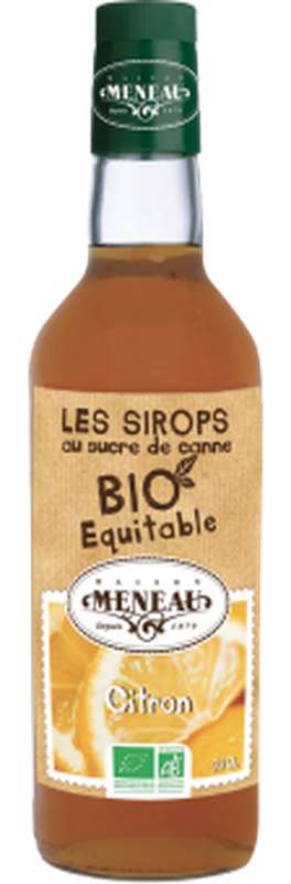 Sirop de citron au sucre de canne BIO, Maison Meneau (50 cl) | La Belle ...
