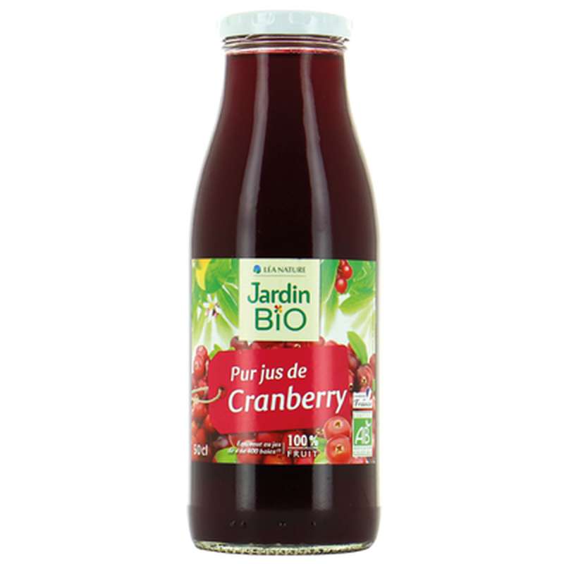 Jus de cranberry BIO, Jardin Bio (50 cl) | La belle vie : Changez votre ...