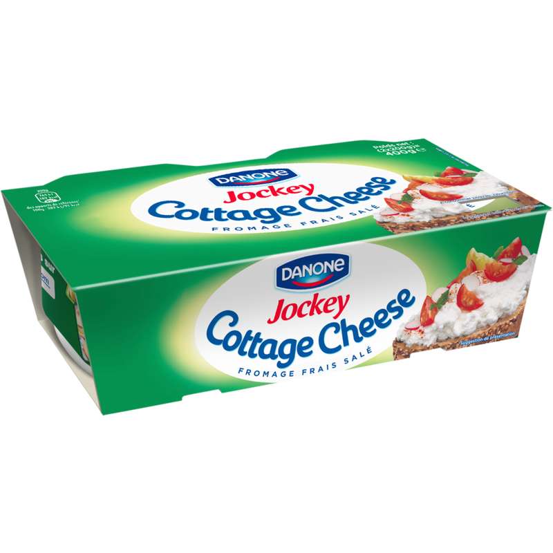 Cottage cheese Jockey, Danone (2 x 200 g) | La belle vie : Changez ...