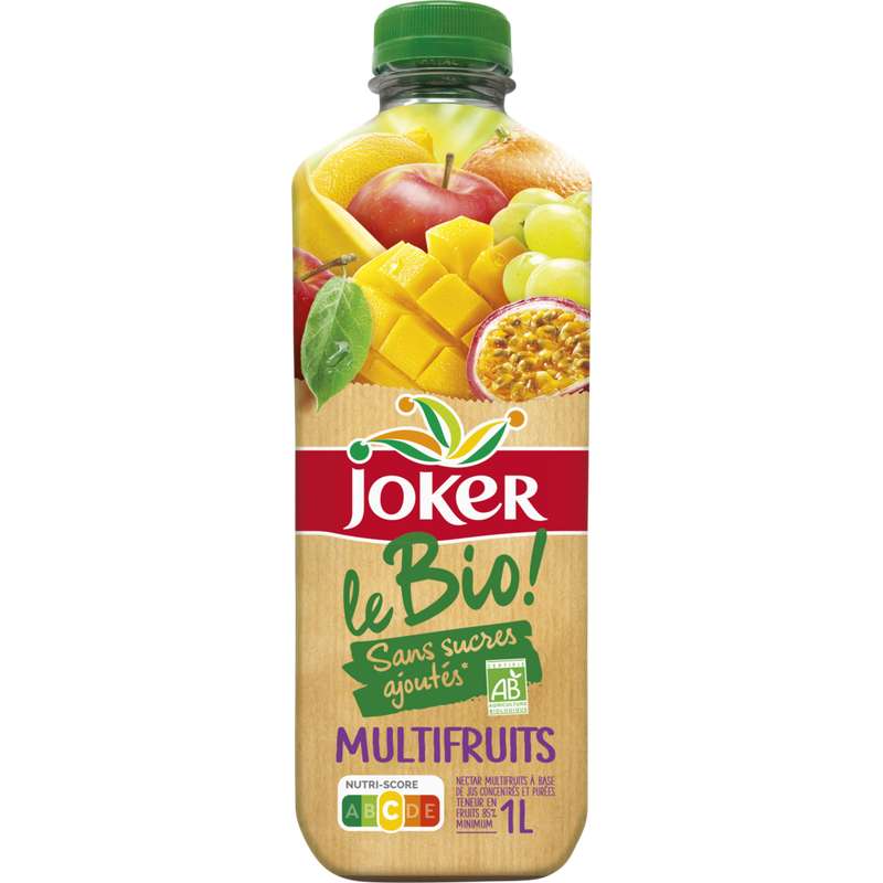 Jus Multifruit le BIO, Joker (1 L) | La Belle Vie : Courses en Ligne - Livraison à Domicile