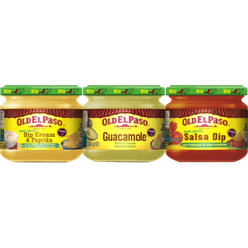 Sauces Salsa trio dip, Old El Paso (575 g) | La belle vie : Changez ...