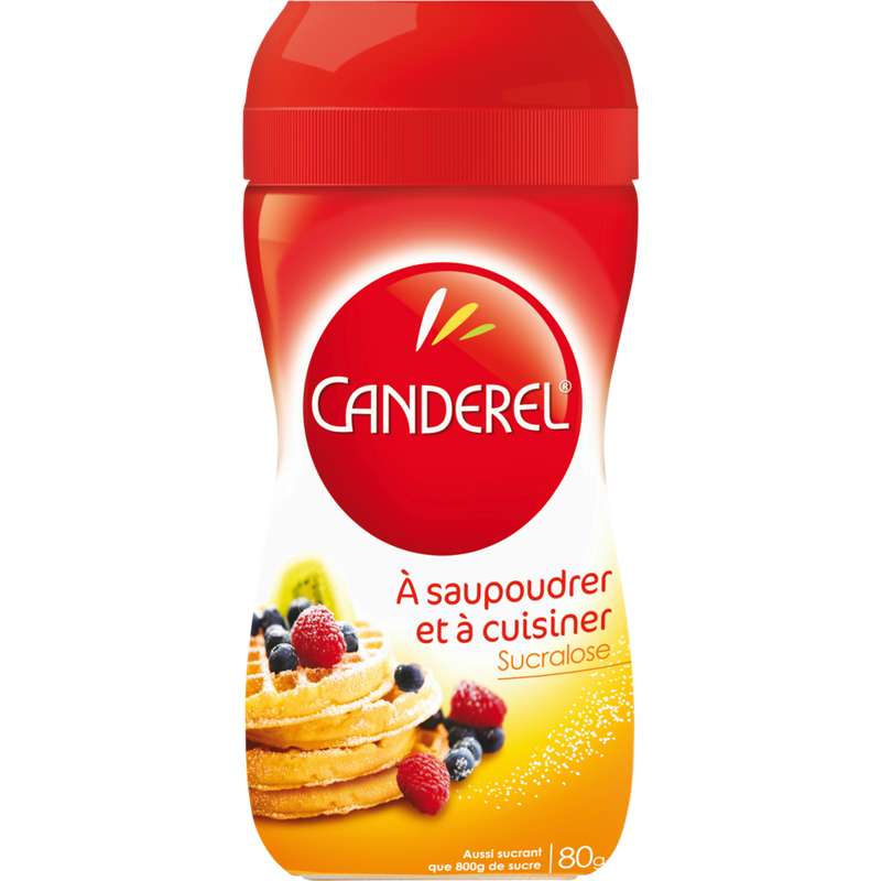 Edulcorant traditionnel sucralose en poudre, Canderel (80 g) | La belle ...