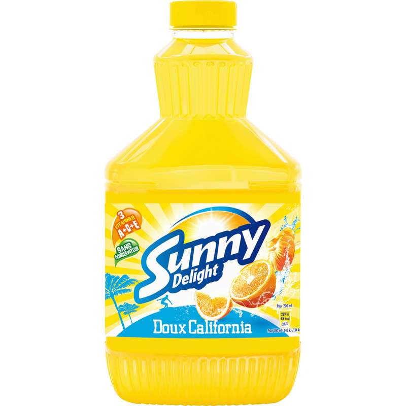 Jus aux fruits frais doux California, Sunny Delight (1,25 L) | La belle ...