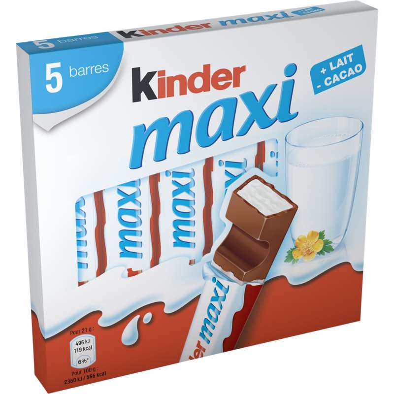 Kinder Maxi (x 5, 105 g) | La belle vie : Changez votre vision des courses