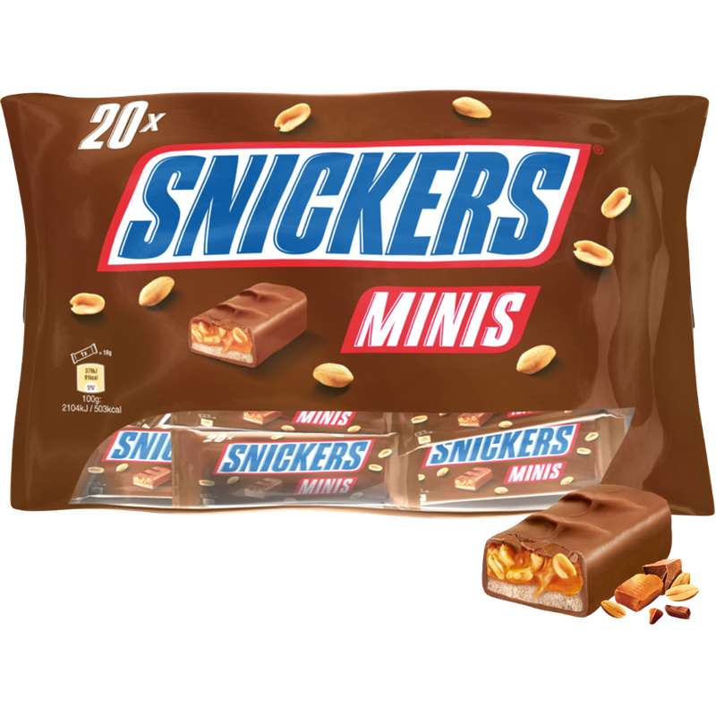 Minis Snickers (x 20, 403 g) | La belle vie : Changez votre vision des ...