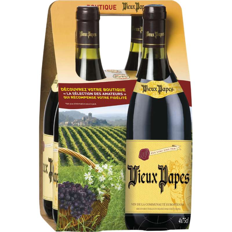 Vin Rouge Vieux Papes
