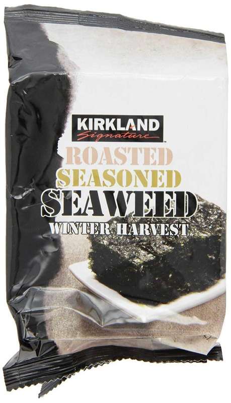 Algues assaisonnées rôties de nori, Kirkland Signature (17 g) | La ...