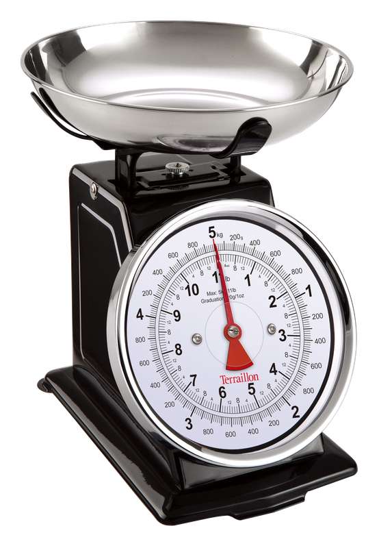 Balance de cuisine mécanique Trad 500 Noir, Terraillon | La Belle Vie ...