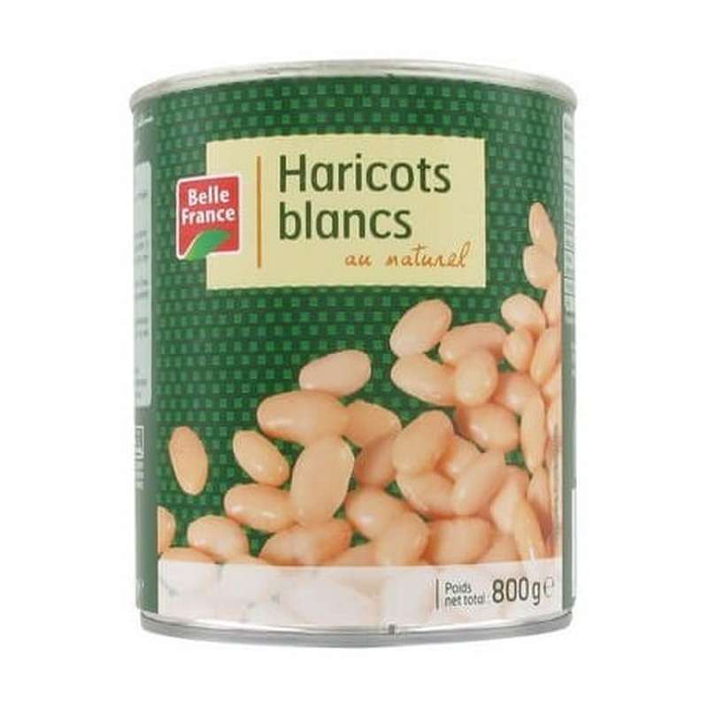 Haricots blancs au naturel, Belle France (800 g) | Bam courses ...