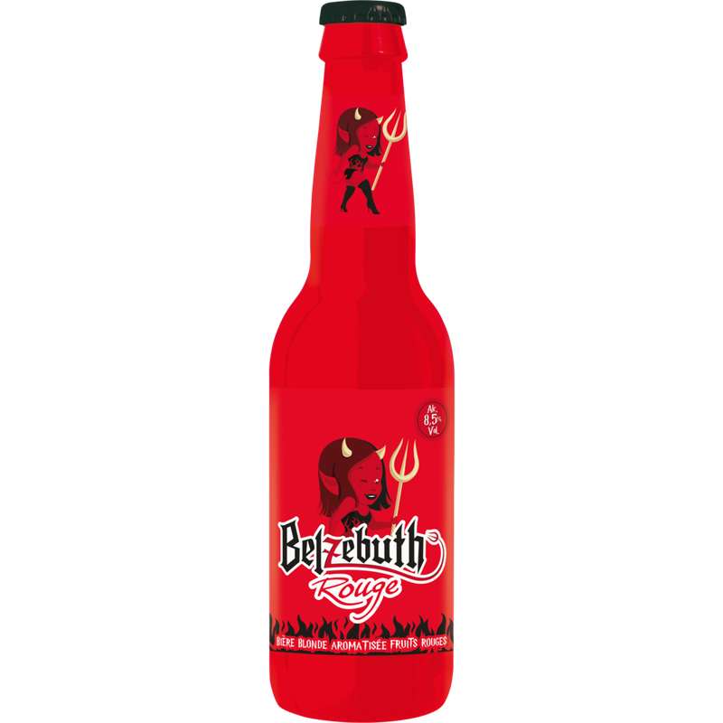 Belzebuth bière blonde aromatisée aux fruits rouges° (33 cl) | La belle ...