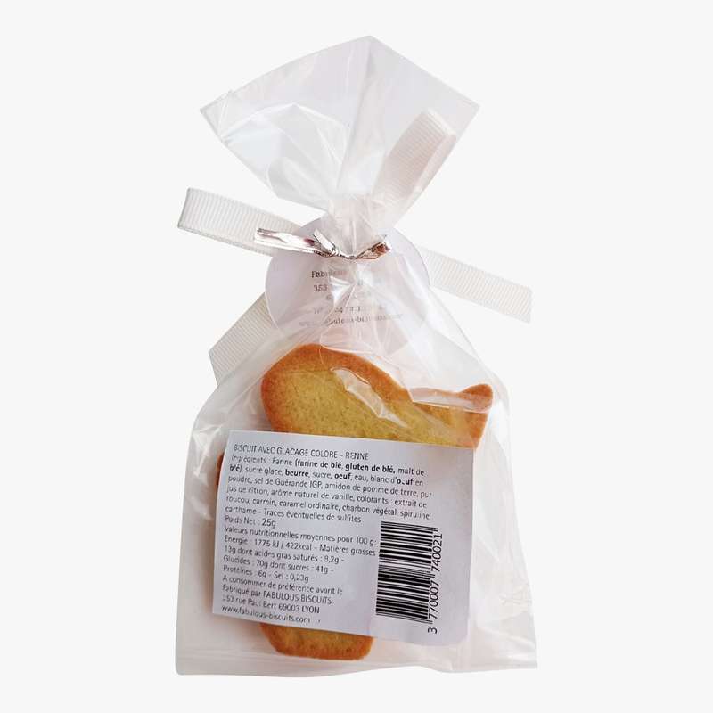Biscuit avec glaçage Renne, Fabulous Biscuits (20g) | La Belle Vie ...