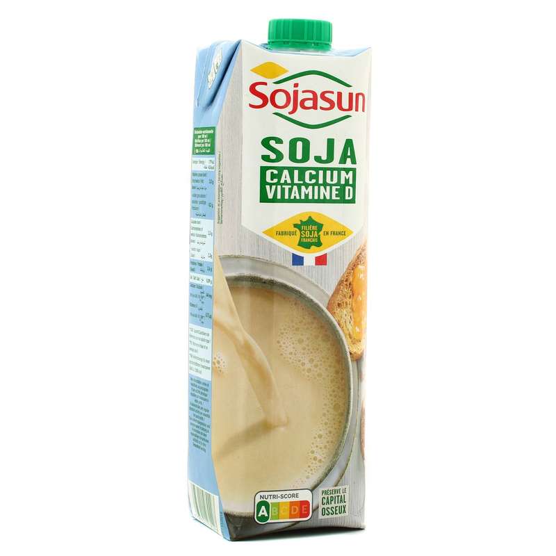 Boisson de soja Calcium et vitamine D, Sojasun (1 L) | La belle vie ...