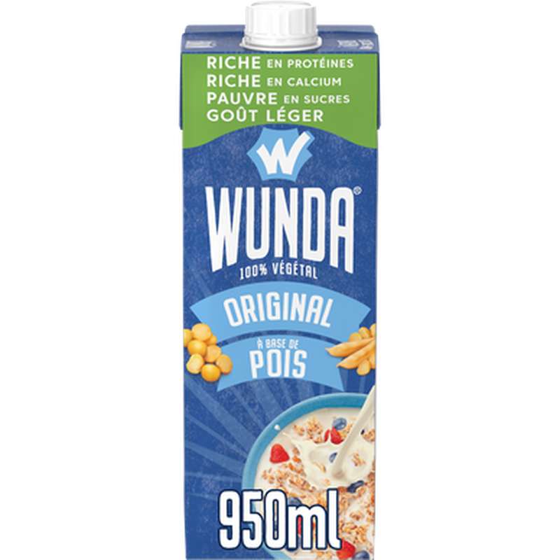 Boisson végétale sucrée original, Wunda (950 ml) | La Belle Vie ...
