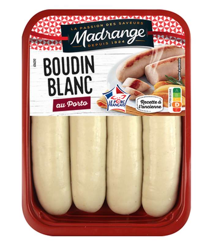 Boudin blanc, Madrange (x 4, 400 g) | La Belle Vie : Courses en Ligne ...