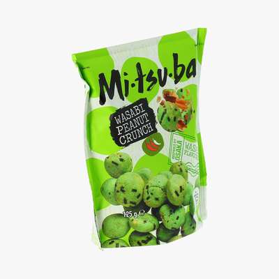 Cacahuètes croustillantes au wasabi, Mi-tsu-ba (125g) | La Belle Vie ...