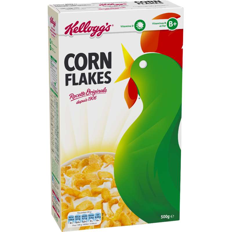 Corn flakes, Kellog's (500 g) | La belle vie : Changez votre vision des ...