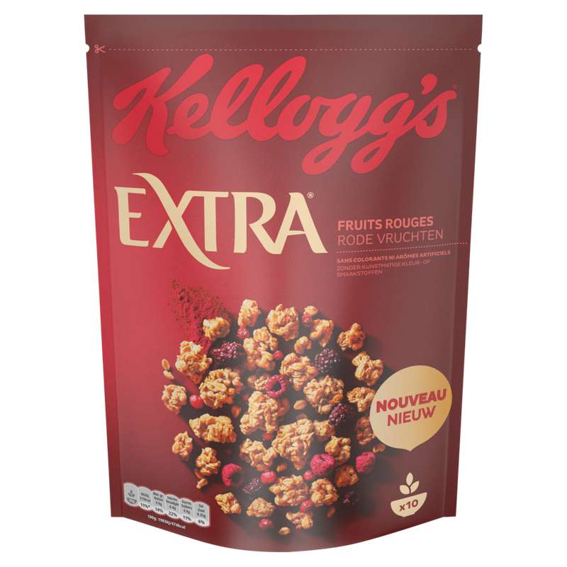 Extra fruits rouges, Kellogg's (450 g) | La belle vie : Changez votre ...