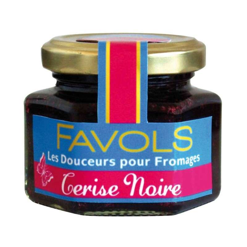 Confiture de cerise noire, Favols (110 g) | La Belle Vie : Changez ...