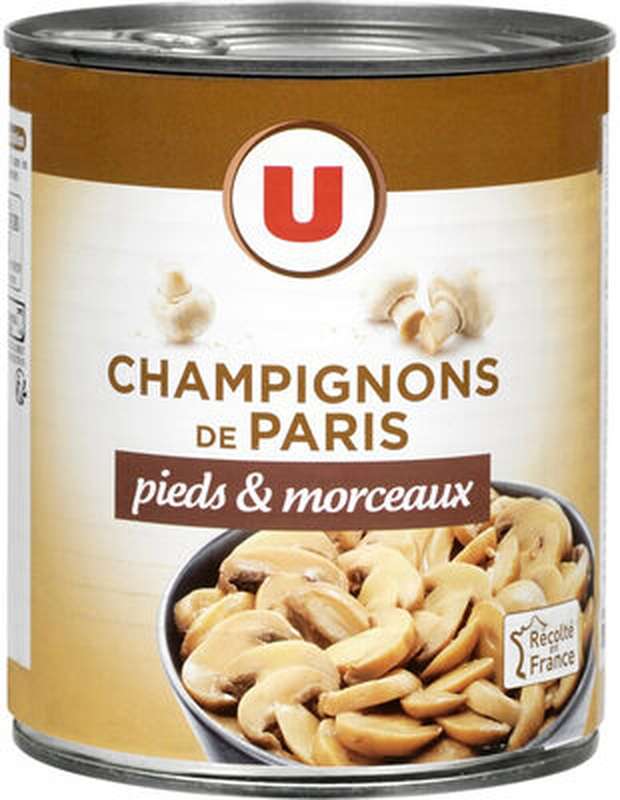 Champignons de Paris entiers, U (230 g) | La Belle Vie : Changez votre ...