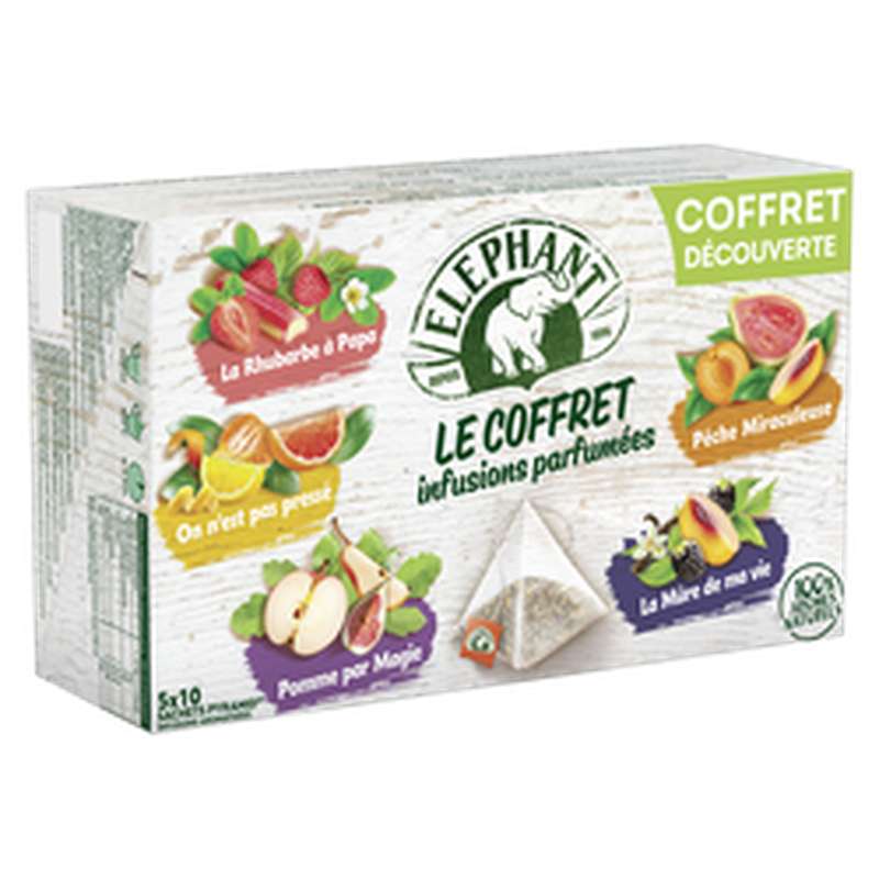 Coffret découverte infusions Eléphant X50 sachets | La belle vie ...