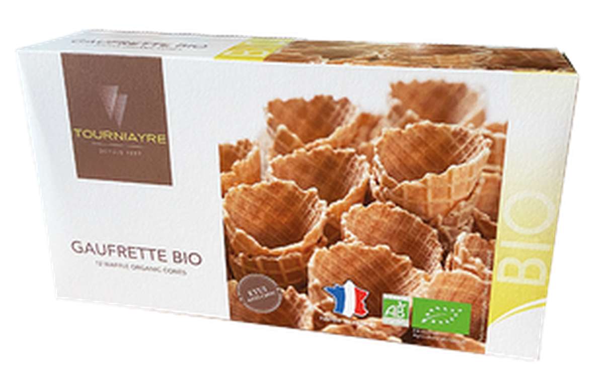 Cornet gaufrette, Biscuiterie Tourniayre (x 12, 150 g) | La Belle Vie : Courses en Ligne ...