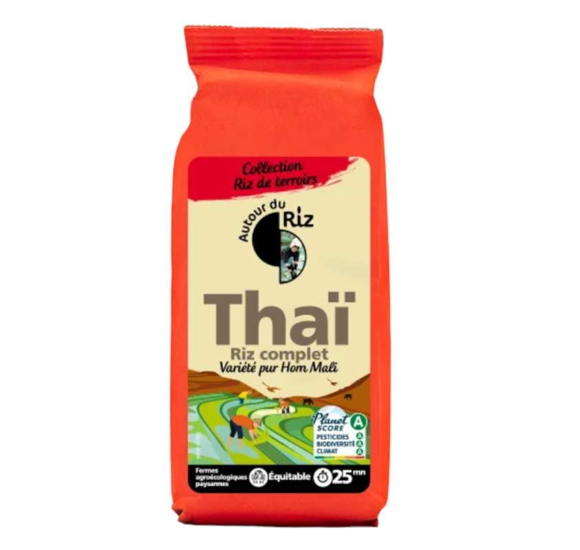 Riz thaï complet BIO, Autour du Riz (500 g) | La Belle Vie : Courses en ...