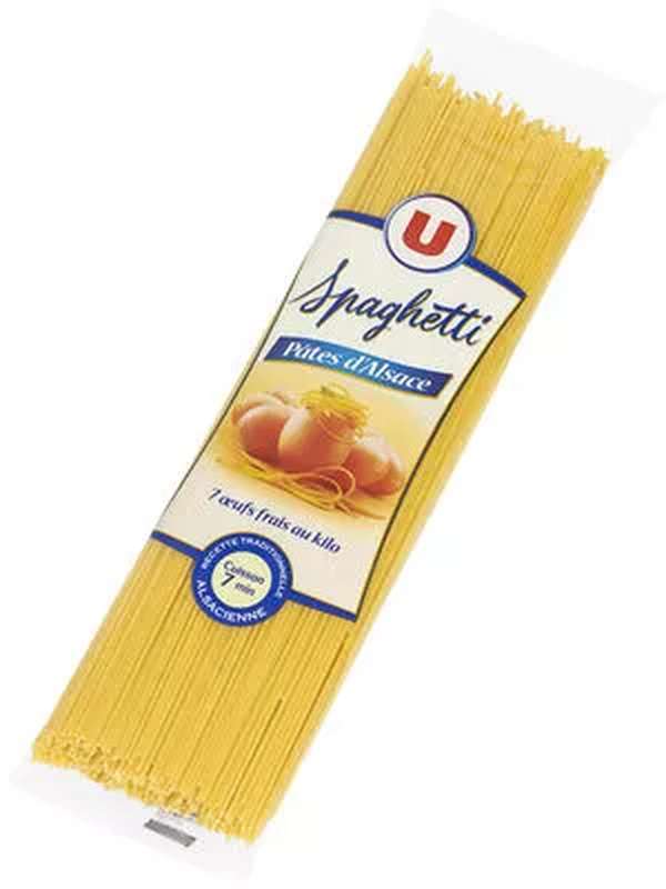 Spaghetti aux oeufs IGP d'Alsace, U (250 gr) | La Belle Vie : Courses ...