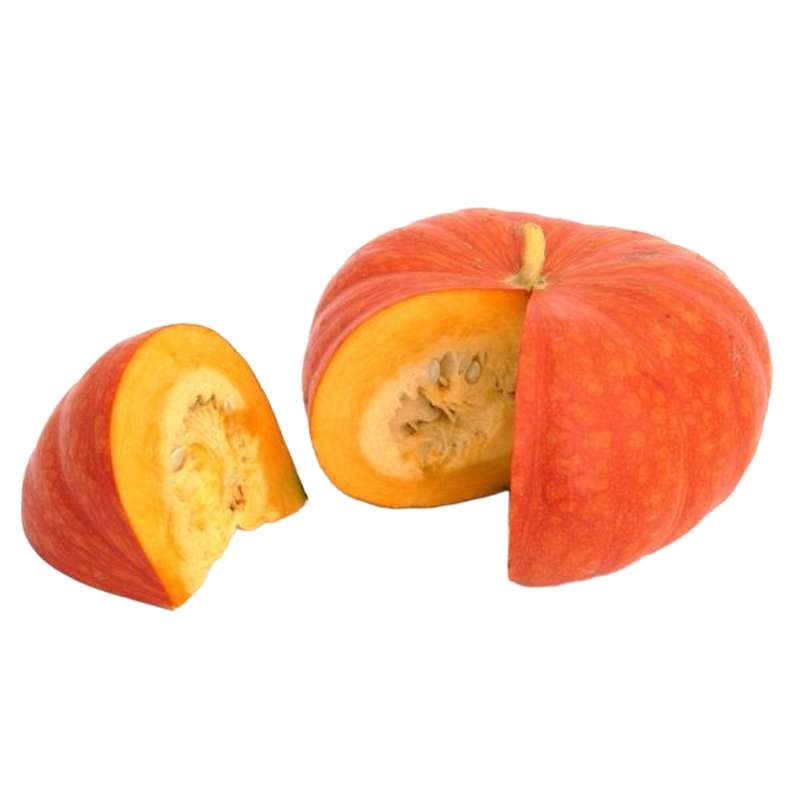 Courge rouge vif d'Étampes BIO (4 à 5 kg) (gros calibre), France | La ...