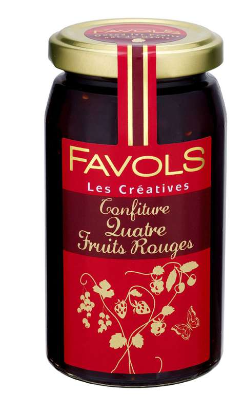 Confiture aux 4 fruits rouges, Favols (270 g) | La Belle Vie : Courses ...