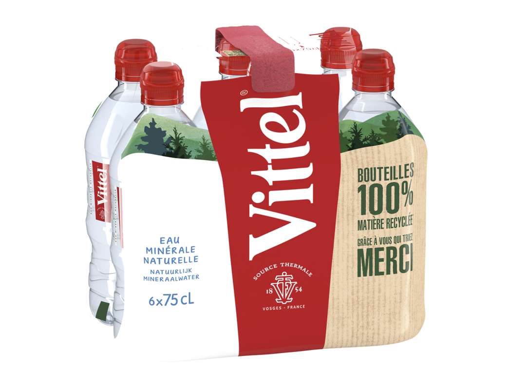 Eau minérale naturelle, Vittel (6 x 75 cl) // DOUBLON NE PAS UTILISER ...