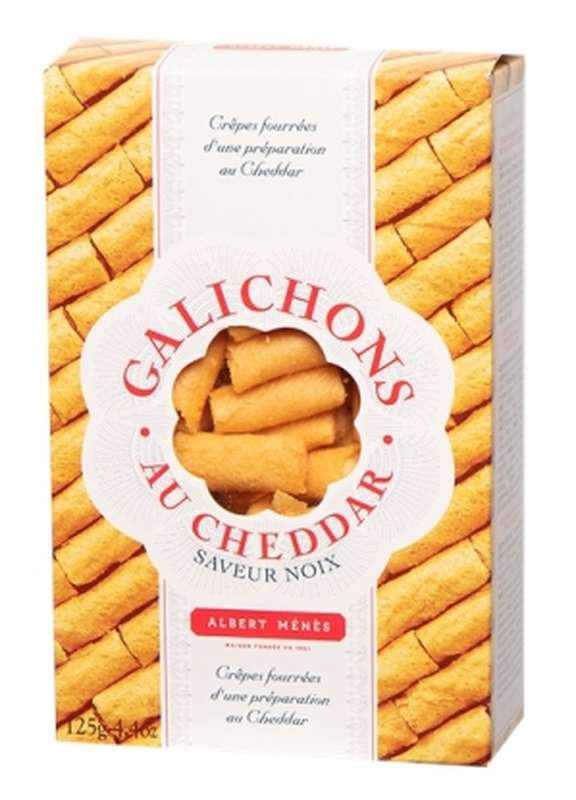 Galichons au cheddar saveur noix, Albert Ménès (125 g) | La belle vie ...