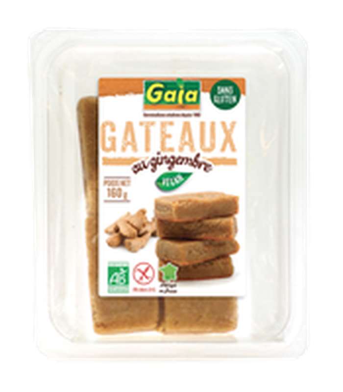 Gâteaux au gingembre BIO, Gaia (160 g) | La Belle Vie : Courses en ...