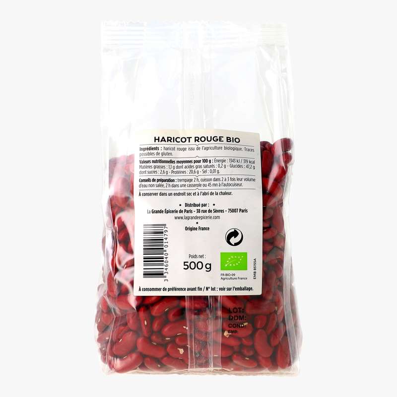 Haricots rouges BIO, La Grande Epicerie de Paris (500 g) | La Belle Vie ...