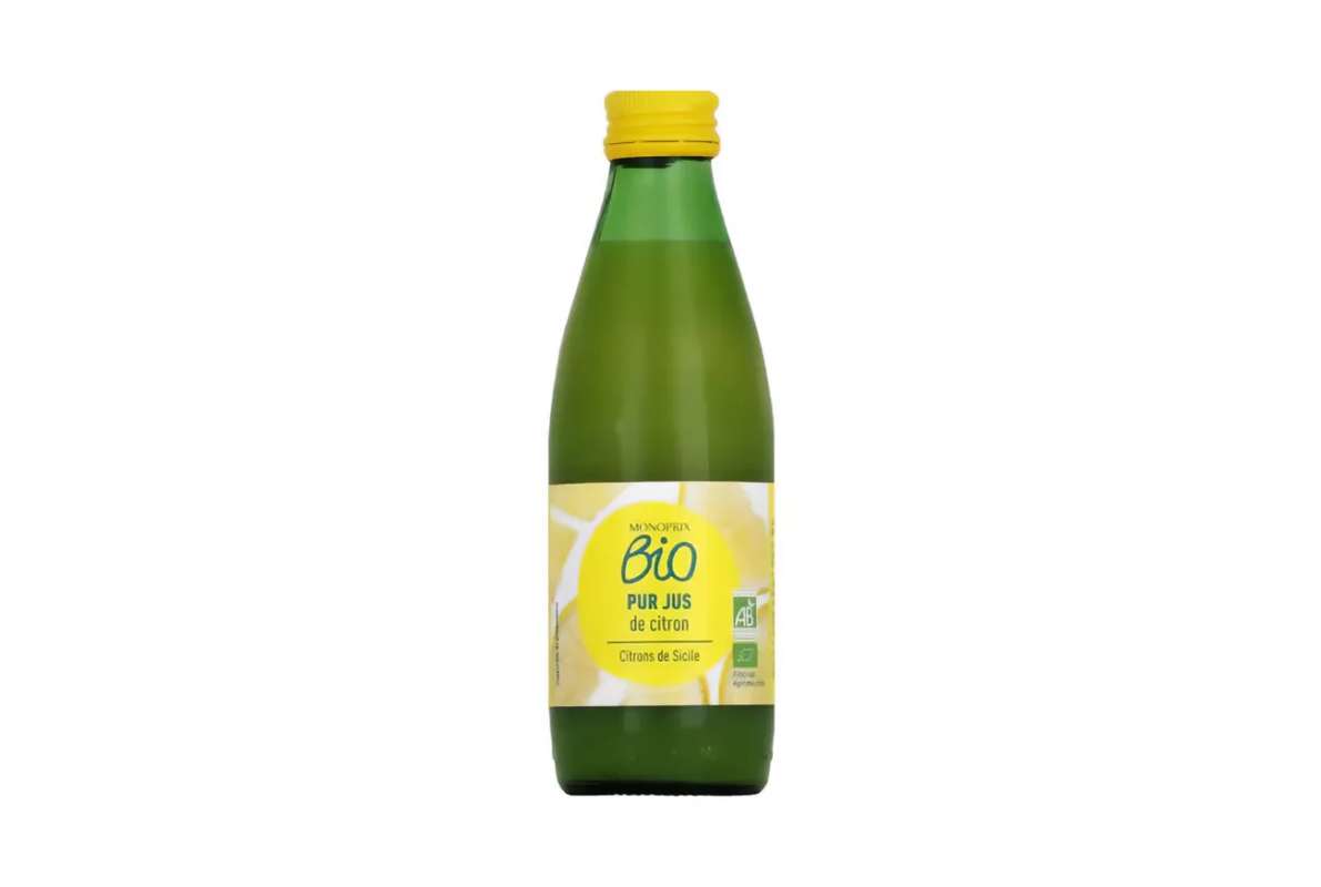 Jus de citron de Sicile, Monoprix (250 ml) | La Belle Vie : Courses en ...