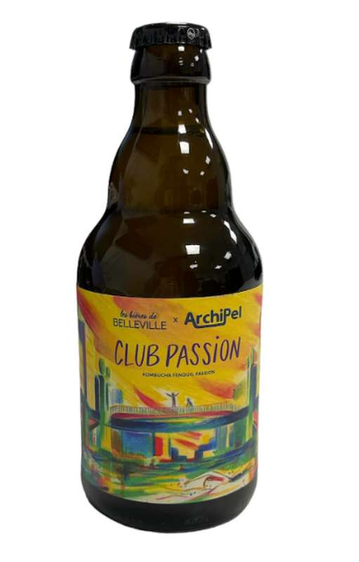 Kombucha club passion BIO, Archipel (33 cl) | La Belle Vie : Courses en Ligne - Livraison à Domicile
