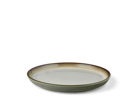 Lot de 6 Assiettes Gastro 21 cm - gris & crème, Bitz (x 6) | La Belle ...
