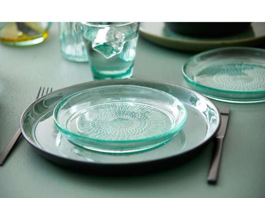 Lot de 6 Assiettes Gastro 27 cm - noir & vert, Bitz (x 6) | La Belle ...