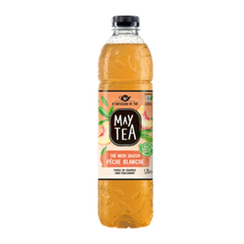 May Tea thé glacé parfum Pêche Blanche (1.2 l) | La Belle Vie : Courses ...
