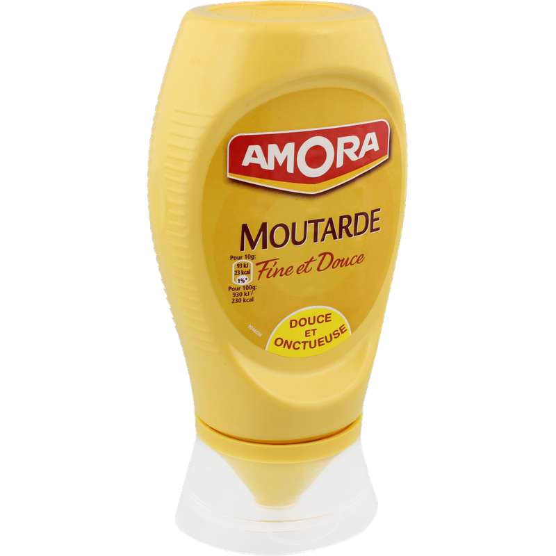 Moutarde douce flacon souple, Amora (260 g) | La belle vie : Changez ...
