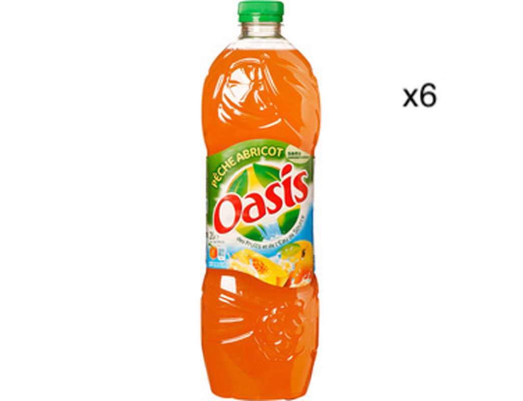 Pack d'Oasis Pêche-Abricot (6 x 2 L) | La belle vie : Changez votre ...