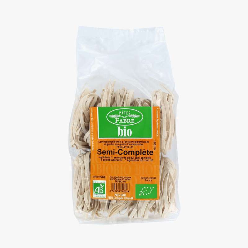 Pâtes bio semi-complètes, Pâtes Fabre (250g) | La Belle Vie : Courses ...