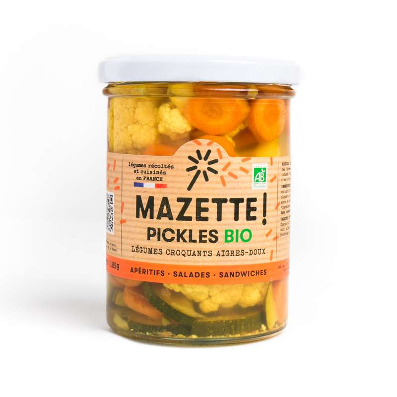 Pickles de légumes croquants BIO, Mazette ! (400 g) | La Belle Vie ...