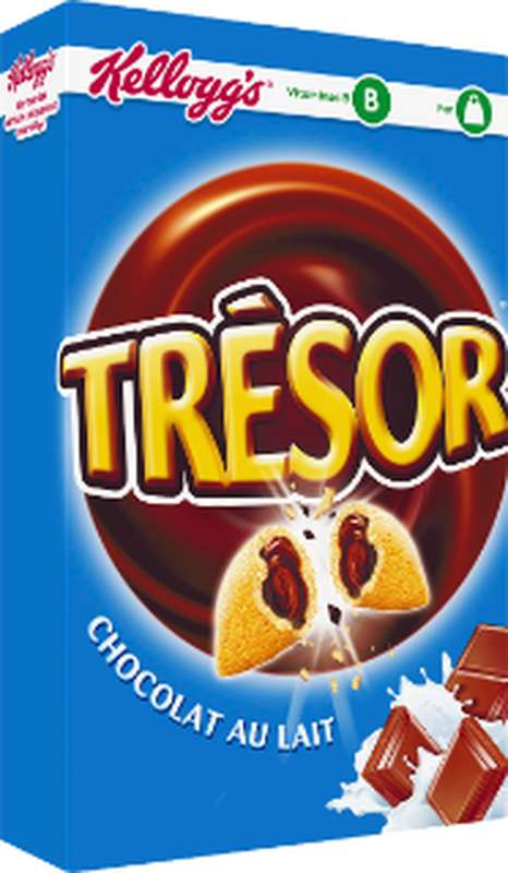 Céréales Trésor chocolat au lait, Kellogg's (375 g) | La belle vie ...