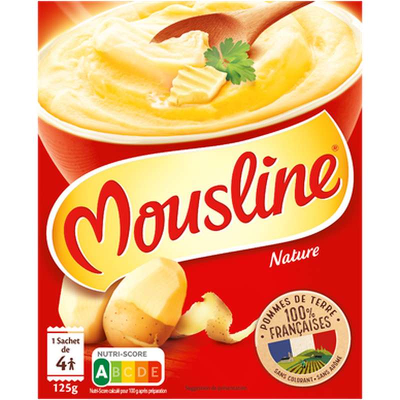 Purée nature Mousline , Maggi (x 4 sachets, 125 g) | Bam courses ...