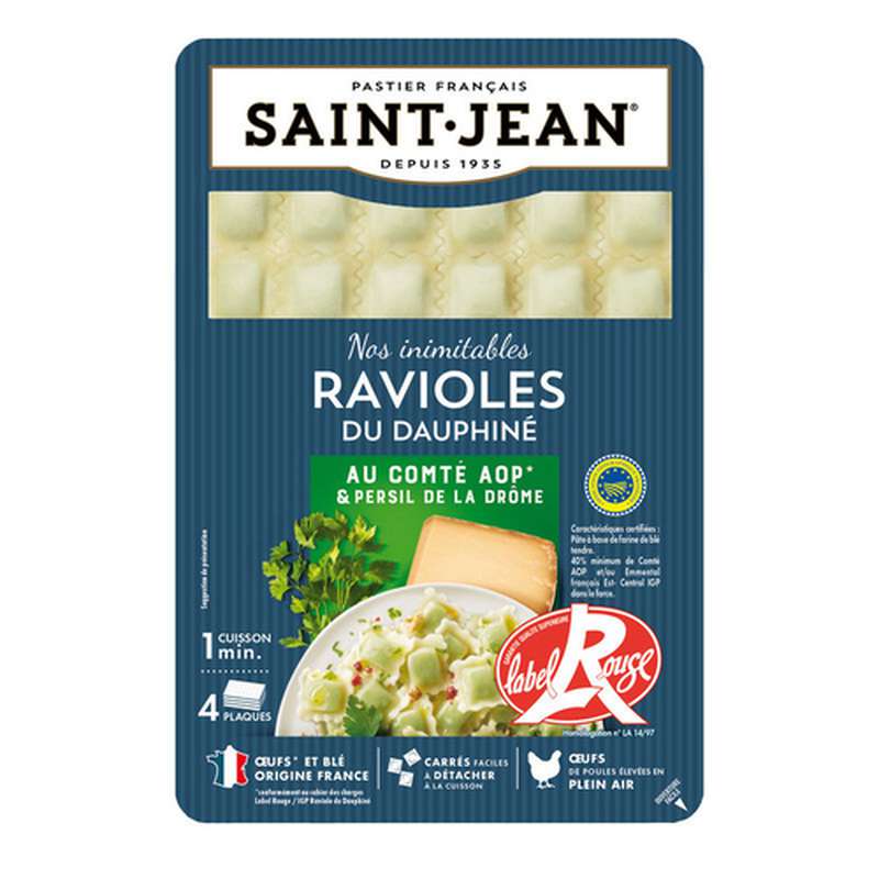 Ravioles du Dauphiné Label Rouge au comté AOP et persil de la Drôme ...