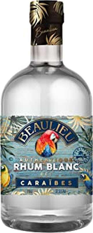 Rhum Blanc 37,5° , Beaulieu (70 cl) | La Belle Vie : Courses en Ligne ...