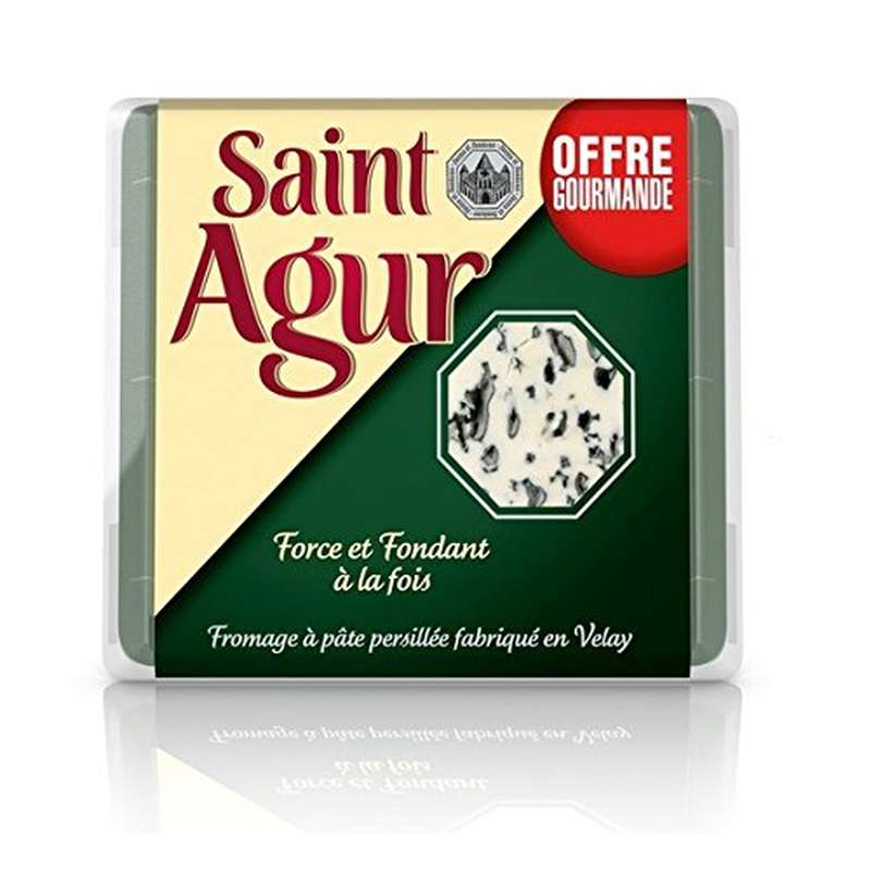 Saint Agur (135 g) | La Belle Vie : Courses en Ligne - Livraison à Domicile