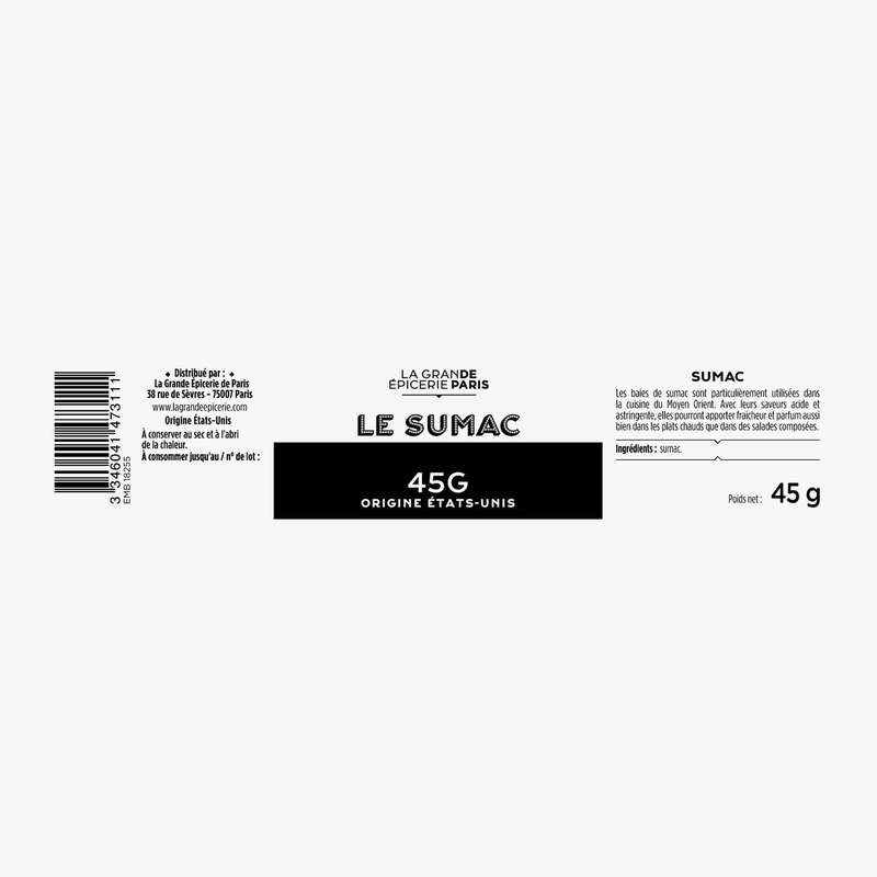 Sumac, La Grande Epicerie de Paris (45 g) | La Belle Vie : Courses en ...