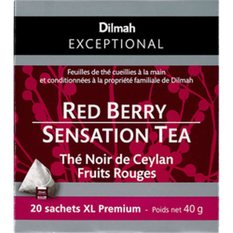Thé noir fruits rouges, Dilmah x 20 sachets (40 g) | La Belle Vie ...